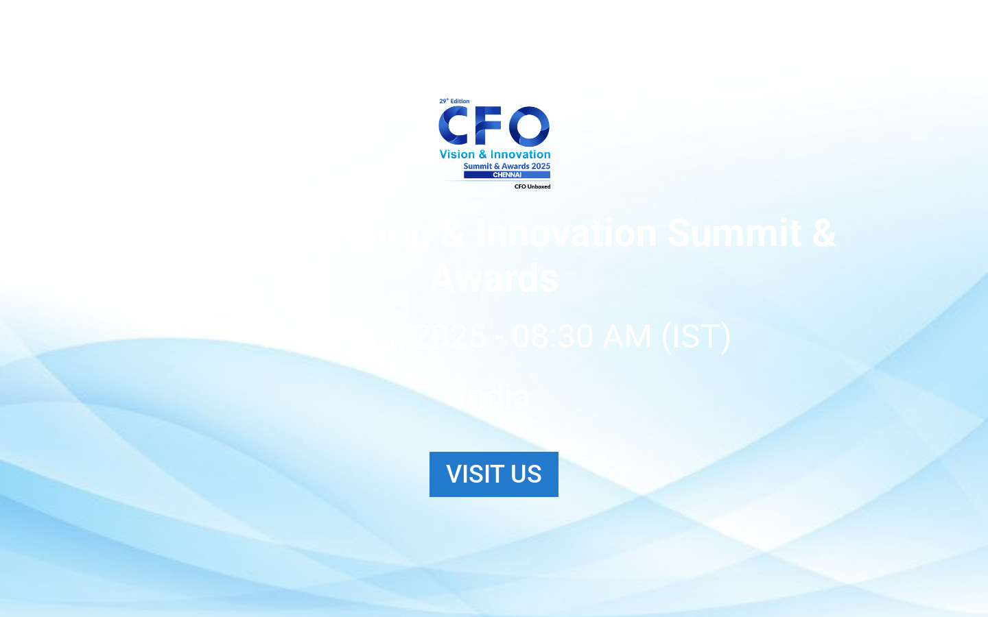 29th CFO Vision & Innovation Summit & Awards